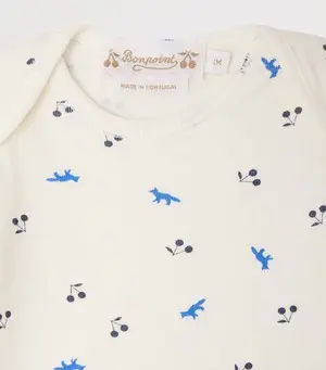 Bonpoint X Maison Kitsuné Cotton T-shirt And Leggings Set