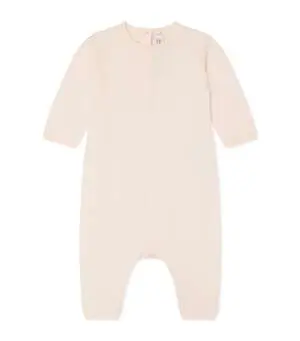 Bonpoint Organic Cotton Atilou Playsuit - Pink