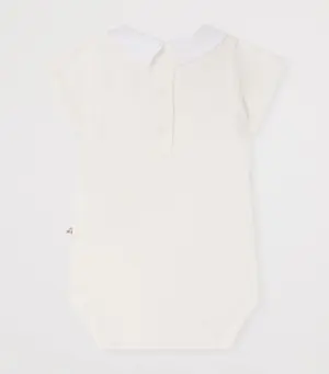 Bonpoint Cotton Embroidered Julliet Bodysuit