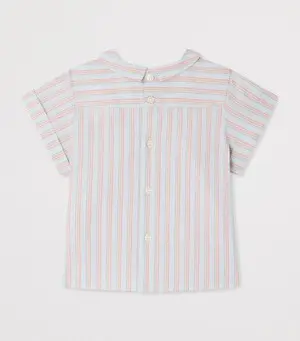 Bonpoint Cotton Check Shirt
