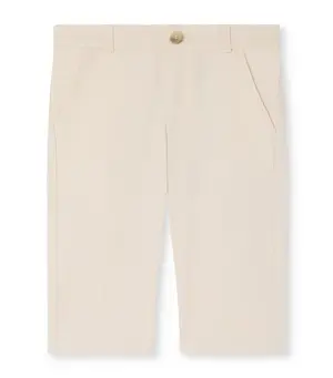 Bonpoint Cotton Decibe Trousers - Ivory