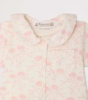 Bonpoint Cotton Floral Top And Shorts Set