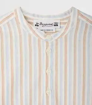 Bonpoint Cotton Stripe Shirt