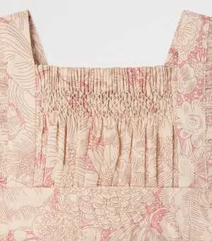 Bonpoint Cotton Floral Bodysuit