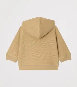 Bonpoint Cotton Embroidered Hoodie