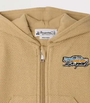 Bonpoint Cotton Embroidered Hoodie