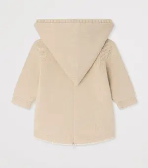 Bonpoint Cotton Longline Hoodie