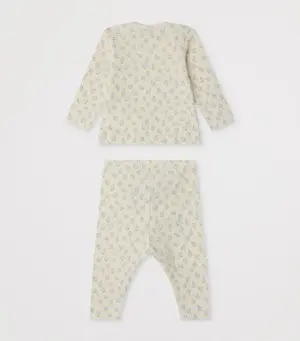 Bonpoint Cotton Boat Top And Leggings Set