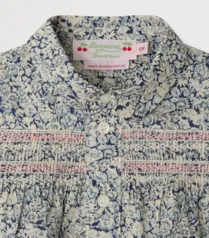 Bonpoint Floral Short-sleeve Blouse