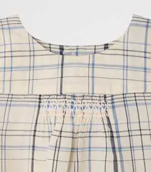 Bonpoint Cotton Check Blouse
