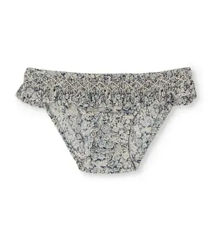 Bonpoint Floral Print Bikini Bottoms - Navy