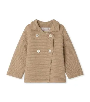 Bonpoint Wool-cotton Reversible Jacket - Beige