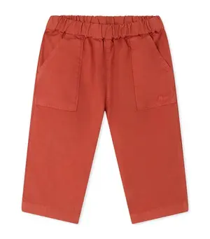 Bonpoint Cotton Trousers - Red