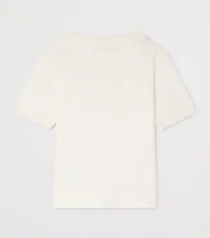 Bonpoint Cotton Embroidered Polo Shirt