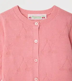 Bonpoint Cotton Intarsia Teyana Cardigan