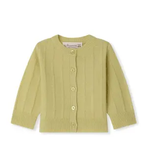 Bonpoint Cashmere Cardigan - Grey