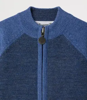 Bonpoint Wool Zip-up Sweatshirt