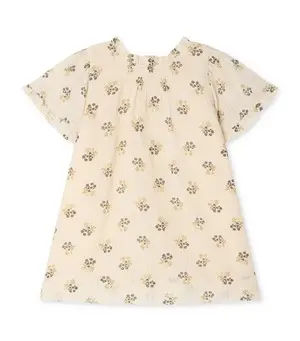 Bonpoint Cotton Lucie Dress - Ivory