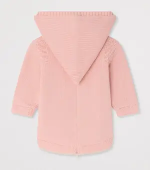 Bonpoint Cotton Longline Hoodie