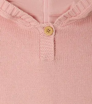 Bonpoint Cotton Longline Hoodie
