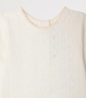 Bonpoint Cotton Top And Trousers Set