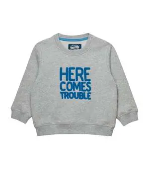 Trotters Cotton Here Comes Trouble Sweatshirt