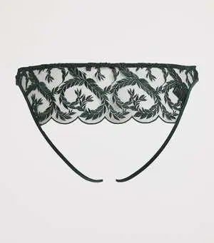 COCO DE MER Lace Arletta Open Briefs
