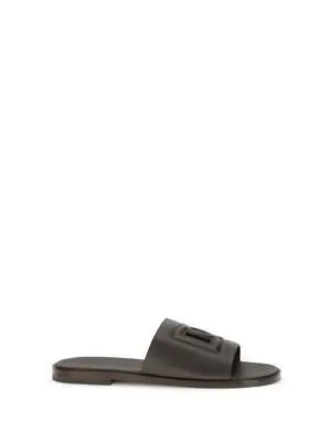 Dolce & Gabbana Embossed Logo Sandals