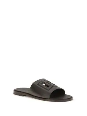 Dolce & Gabbana Embossed Logo Sandals