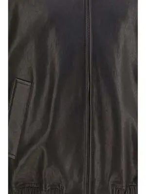 Valentino Garavani Leather Zip Jacket
