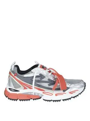 Off-White OFF-WHITE Graphic Lace-Up Sneakers Grigio