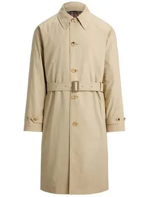 Ralph Lauren Classic Cotton Blend Trench Coat - Beige