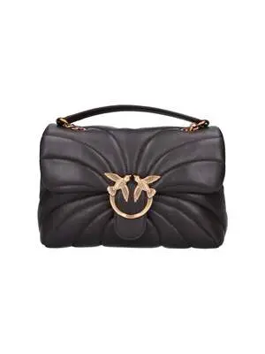 Pinko Structured Mini Leather Shoulder Bag