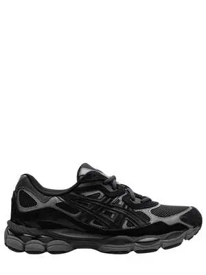 Asics Panelled Design Mesh Sneakers With Chunky Rubber Lug Sole - Grey