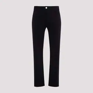Giorgio Armani Cotton Cashmere Elastane 5-pocket Straight-leg Pants - Red