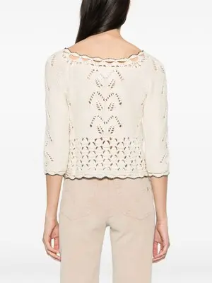 MARANT ETOILE Lua Cotton And Wool Top