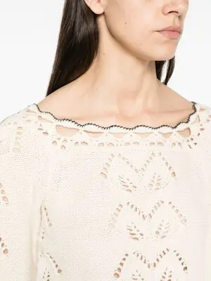 MARANT ETOILE Lua Cotton And Wool Top