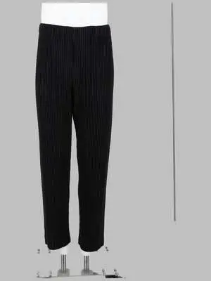 Issey Miyake Homme Plissé Pleated Polyester Trousers