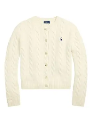 Polo Ralph Lauren Lightweight Textured Knit Cardigan - Beige