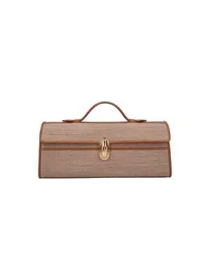 Savette Mini Calfskin Shoulder Bag - Brown