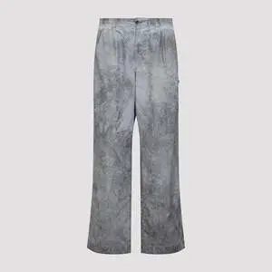 C.P. COMPANY Flatt Nylon Loose Cargo Pants For - Black