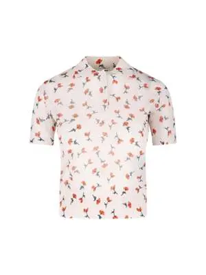 JIL SANDER Cotton-blend Polo T-shirt - Pink