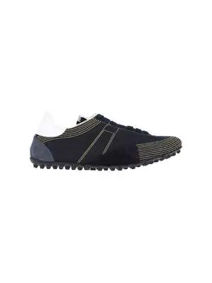MAISON MARGIELA Contrast-trim Cotton Sneakers - Blue