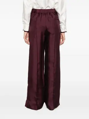F.R.S FOR RESTLESS SLEEPERS Silk Wide-leg Trousers