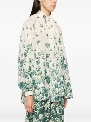 F.R.S FOR RESTLESS SLEEPERS Silk Blend Printed Shirt