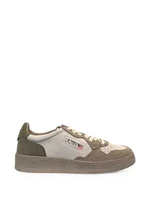 AUTRY Suede Sneakers With Rubber Sole - Beige