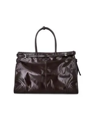 Prada Calf Leather Small Bag - Dark Moro