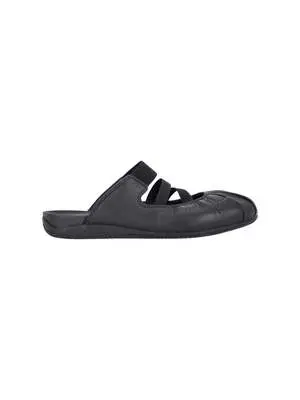 PUMA Leather & Textile Sneaker - Black