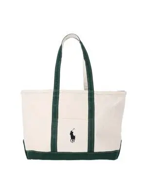 Polo Ralph Lauren 100% Cotton Tote Bag - Cream