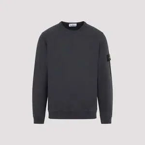 Stone Island Cotton Sweatshirt With Stretch - Grey